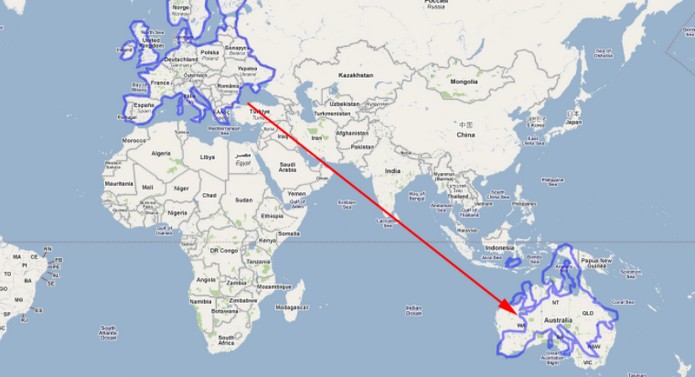 You can now Travel from Europe to Australia without ever getting on a ...