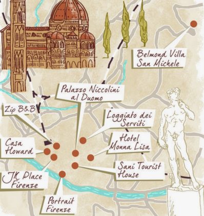 Map of Florence with major Places + Sights (Top10) | This is Italy