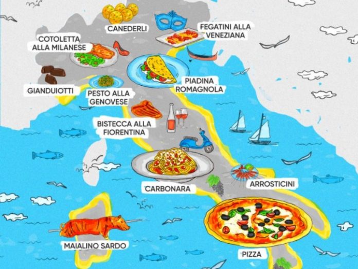 Map Shows the Most Popular Foods in Europe | This is Italy