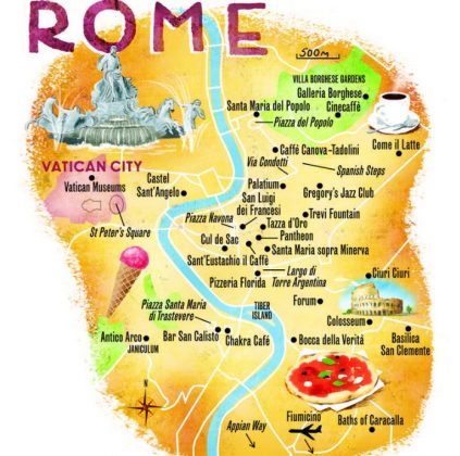 Map of Rome with the Best Places + Sights | This is Italy