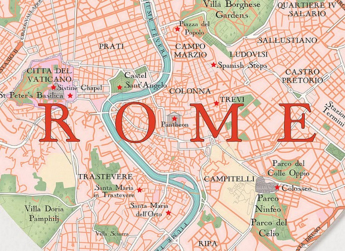 Map of Rome with the Best Places + Sights | This is Italy