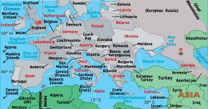 Map Shows the Most Beautiful People in Europe | This is Italy