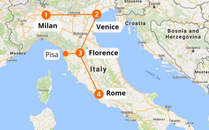 Italy Train Map – Traveling in Italy by rail | This is Italy
