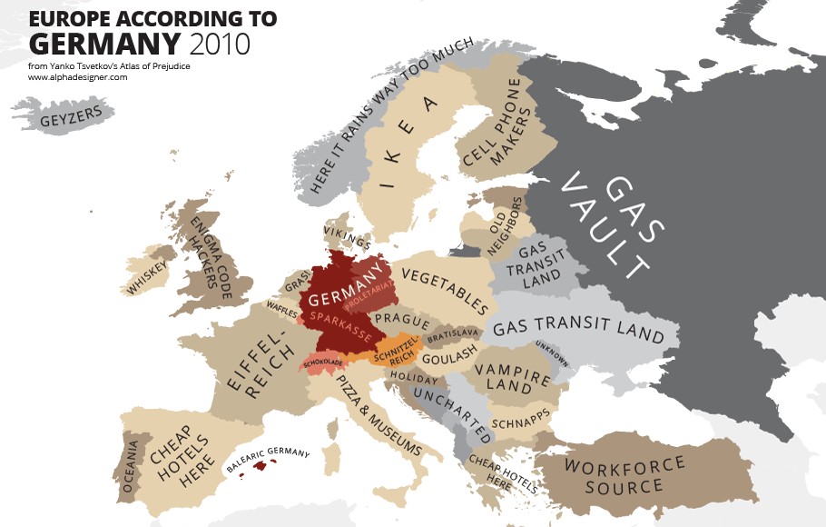 10 Maps shows Europe according to Europeans | This is Italy | Page 3
