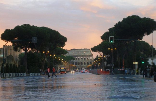 Rome City issues Safety Warning as Storm hits Italy, __ Trees falling ...