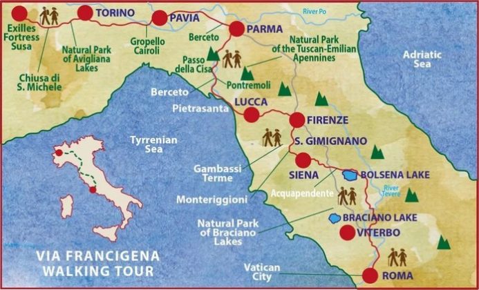 Via Francigena in Tuscany, Italy: Follow the Road to Rome for a ...