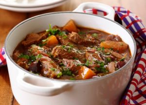 Italian Stew with Beef and Ravioli recipe