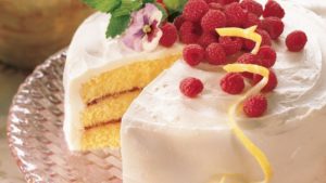Limoncello Cake with Lemon Curd & Raspberry Cream Cheese Frosting ...