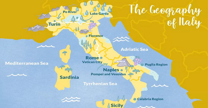 Map of Italy - Geography, Facts & Climate