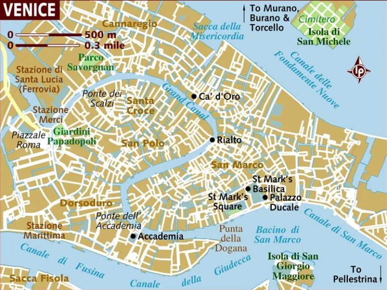 Venice Map + Top 7 Best Places